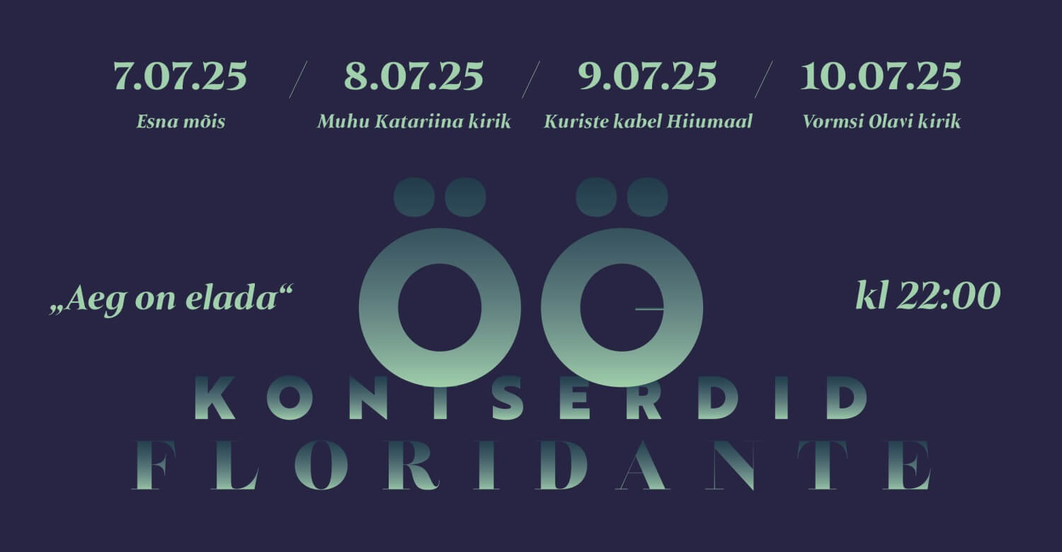 Maria Listra & Floridante. Öökontserdid 2025